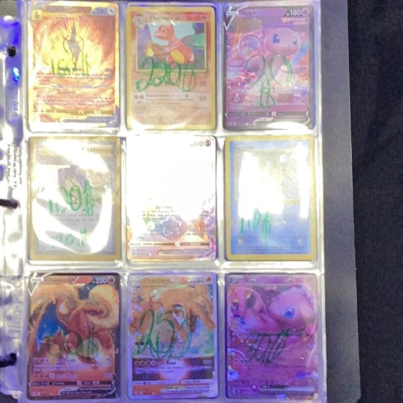 Pokemon | Toys | Pokemon Trading Cards Red Yellow Purple | Poshmark